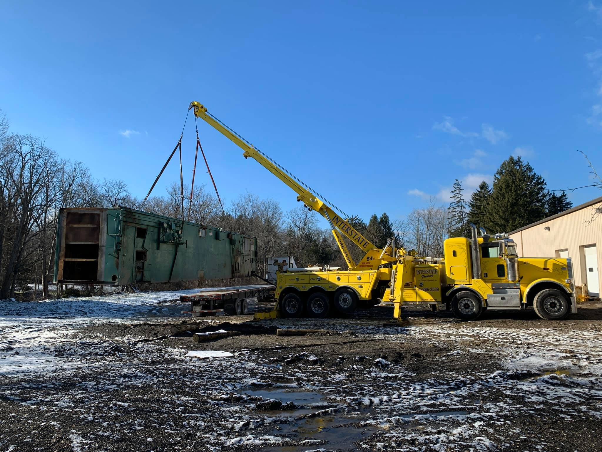 Cargo Services, Load Shifts, and Load Transfers | Interstate Towing ...
